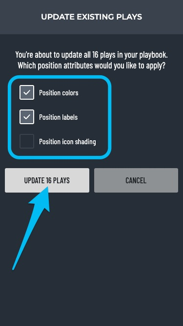 Position Colors & Labels Template – TRUE Support